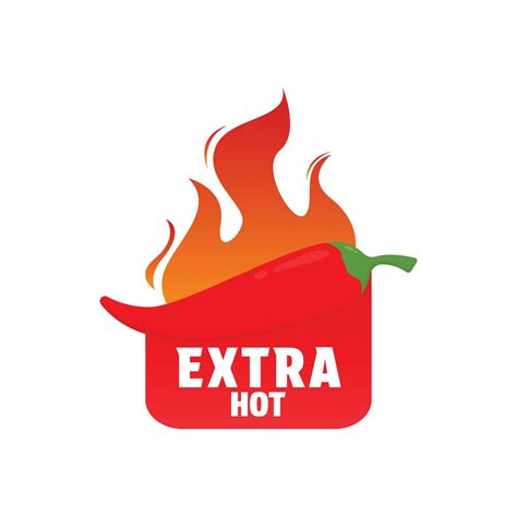 Hot Spicy Level Label Design Template 54993122 Vector Art At Vecteezy