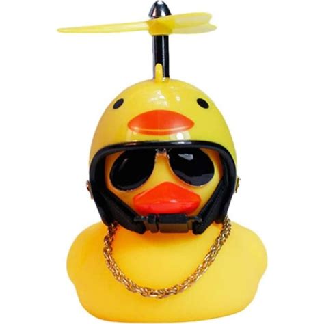 Rubber Duck Toy Car Ornaments Yellow Duck Car Dashboard Decorations