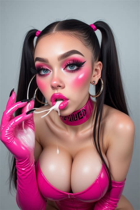 Bimbo Slut Latex Gigantic Tits Makeup Fetish By Hansa0187 On Deviantart