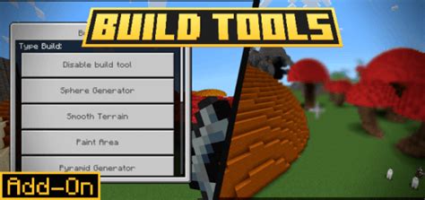 Build Tools Minecraft Addon