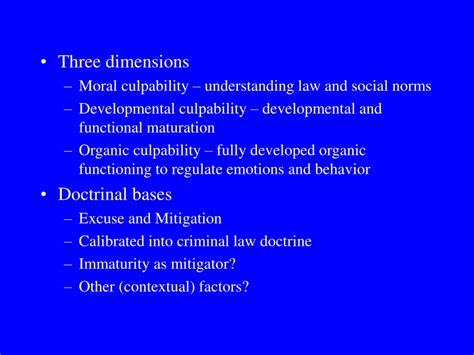 Ppt Infancy Age Of Responsibility And Culpability Of Adolescents