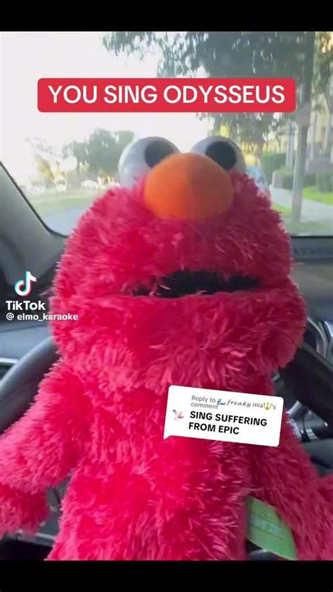 Elmo Sings Epic The Musical Musicals Funny Elmo Sings Epic Characters