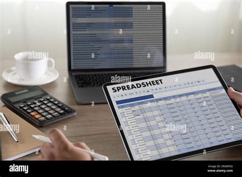 Business Financial Spreadsheet Document Information Data Analyst