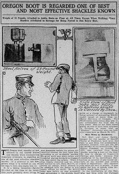 Brutal “oregon Boot” Made Our State Prison Famous Offbeat Oregon