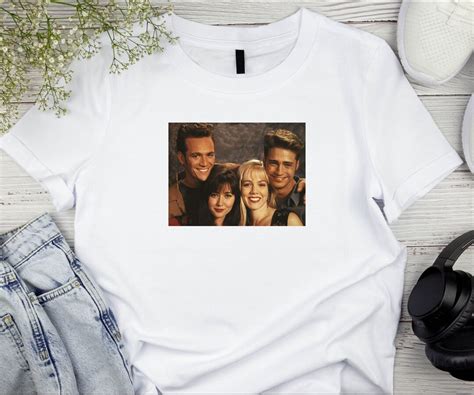 Vintage Retro Beverly Hills 90210 Luke Perry Shannen Doherty Fan Art