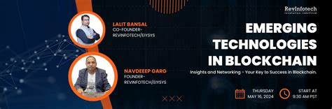 Emerging Technologies In Blockchain Revinfotech