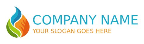 Three Flames Hvac Icon Logo Template By