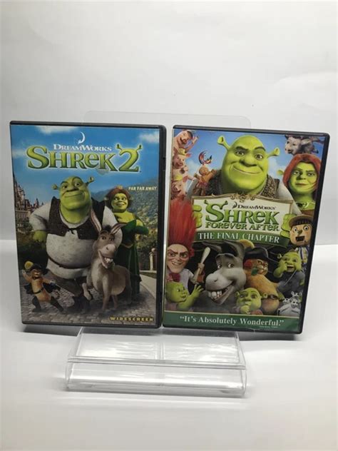 Shrek Dvd Lot Shrek Shrek 2 Shrek Forever After Dreamworks £550