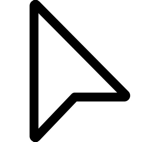 Mouse Cursor Orange Icons Free Download Svg Png 