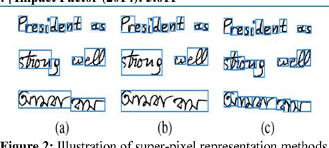 figure 2 from a survey on word segmentation method for handwritten
