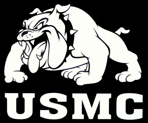 Usmc Logo Black And White