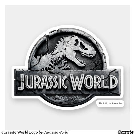 Jurassic World Logo Sticker Dinosaur Stickers Jurassic World Jurassic