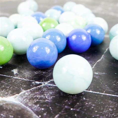 Handh 15pcs Large Assorted Glass Marble Vintage Game Mancala Stones Marbles Jolen Holen Laruan