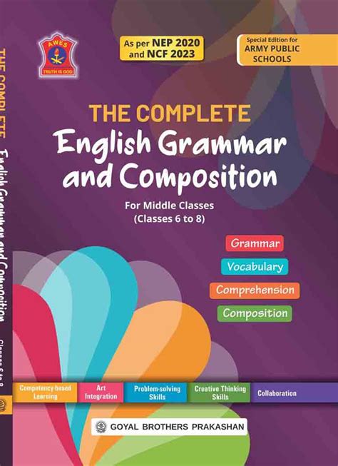 The Complete English Grammar And Composition For Middle Class Academic