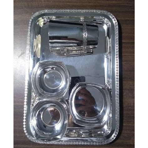 Silver Dinner Set Set Contains 5 Piece At Rs 78000set In New Delhi