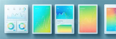 Visually Engaging Dashboard Displaying Colorful Data Analytics And