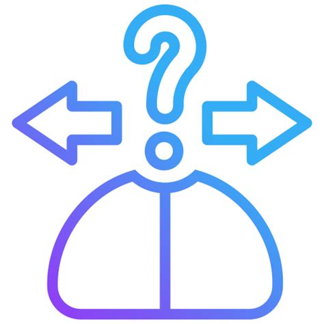 Decision Making Generic Gradient Outline Icon Decision Making Generic Gradient Outline Icon