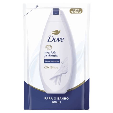 Sabonete Líquido Nutrição Profunda Dove Sachê 200ml Refil Giassi Giassi Supermercados