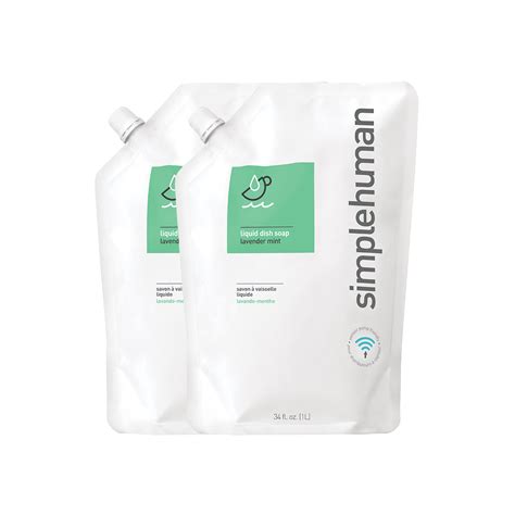 Simplehuman Liquid Dish Soap Refill Pouch Lavender Mint