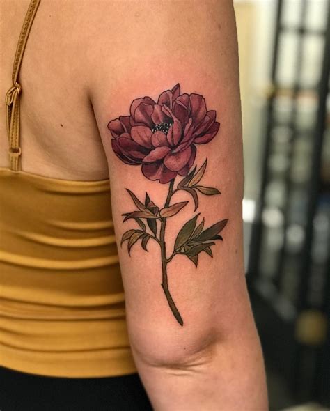 Peony Butterfly Tattoos