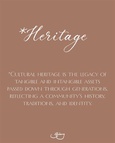 Cultural Heritage Is The Legacy Of Tangible And Intangible Assets