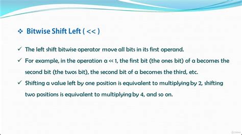 21 Bitwise Operator Javascript Course For Beginners Youtube