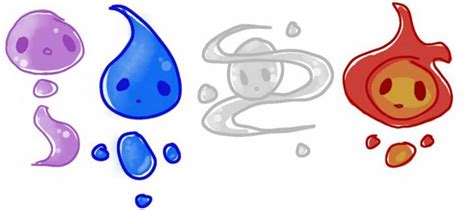 Elemental Sprites By Artsyshan On Deviantart