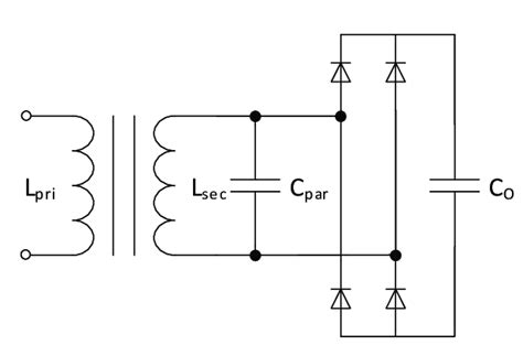 Simulation Model With High Voltage High Frequency Transformer