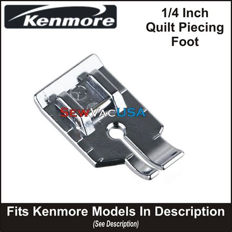 Kenmore 14 Inch Quilt Foot Fits Kenmore Models With Snap On Feet See Descriptio Ebay