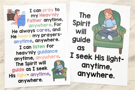 Anytime Anywhere Flip Chart And Lyrics Primary Singing
