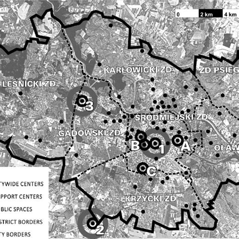Classification Of Central Places And Their Distribution In The Area Of