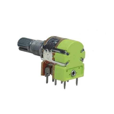 50k Ohm Dual Linear Taper Volume Control Potentiometer Switch 8 Pin Pack Of 5 Indias Largest