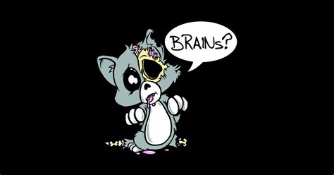 Cute Dead Things Vol1 Zombie Sticker Teepublic