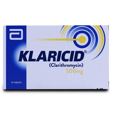 Klaricid 500mg Tablet 10 S Uses Benefits Side Effects
