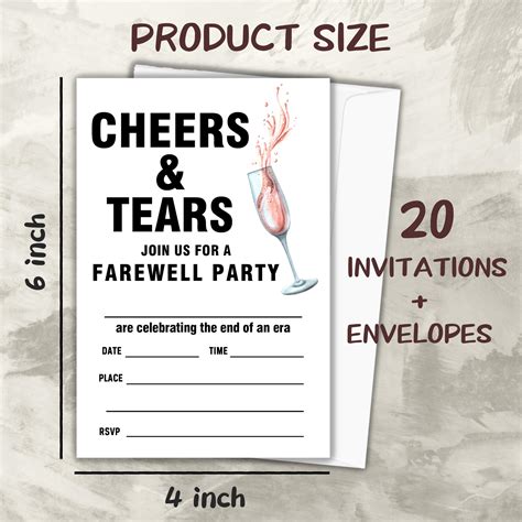 Invitaciones A Fiestas De Despedida De Trabajo Plantillas De