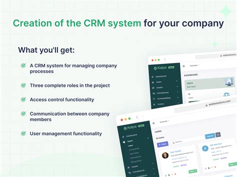 Design Creation Of The Crm System For Your Company From Ux Ui Designer