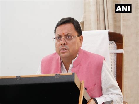 Uttarakhand Cm Condoles Loss Of Life After Collapse Of Debris Between