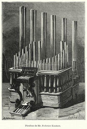 Pyrophone Musical Instrument Invented By Georges Frederic … Stock Image Look And Learn