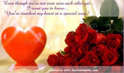 Youve Touched My Heart In A Special Way