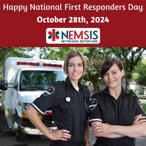Nemsis Technical Assistance Center On Linkedin Nationalfirstrespondersday