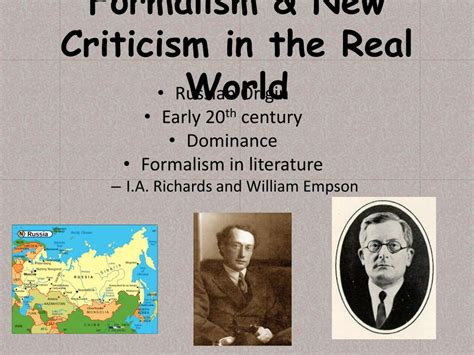 Ppt Formalistnew Critics Literary Criticism Powerpoint Presentation
