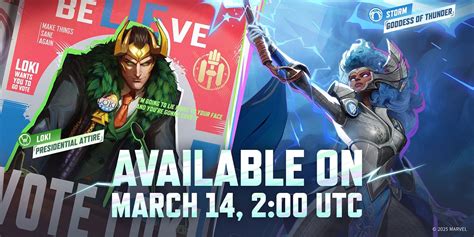President Loki And The Goddess Of Thunder Are Coming To Marvel Rivals