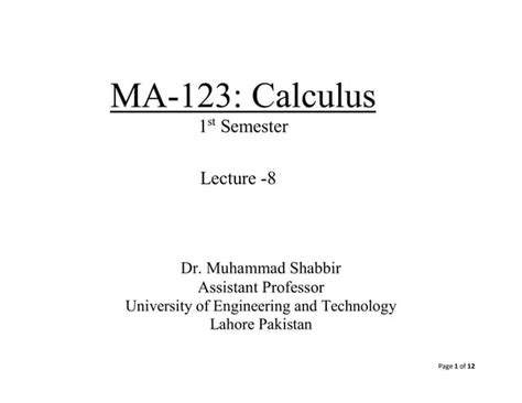 Multi Variable Calculus Important Steps To Solvema 123 8pdf