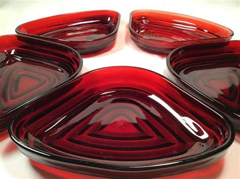 Manhattan Royal Ruby Glass Inserts