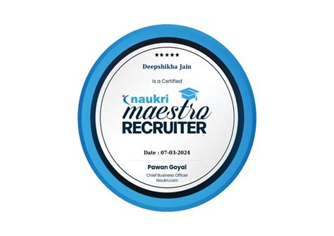 Deepshikha Jain On Linkedin Learning Certifiedrecruiter Naukri