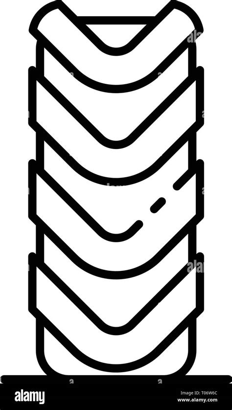 Tyre Sidewall Stock Vector Images Alamy