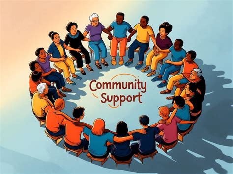 Community Support Teamwork Premium Ai Generated Image