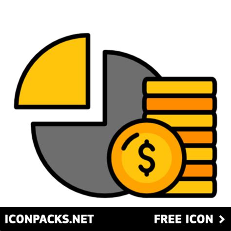 Free Budget Pie Chart And Yellow Dollar Coin Svg Png Icon Symbol
