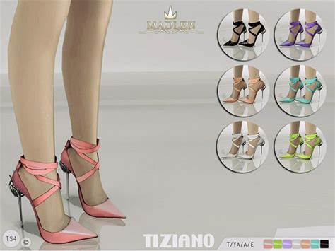 Madlen Tiziano Shoes The Sims 4 Catalog Sims 4 Sims Sims 4 Cc Shoes