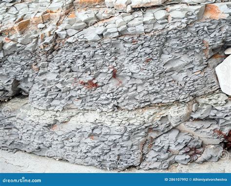 Layered Limestone Outcropping Royalty Free Stock Image 68824918